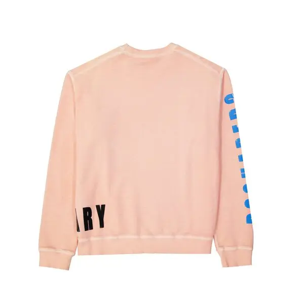 Dsquared2 Cotton Sweatshirt With Faded Effect - Red