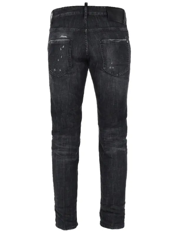 Dsquared2 Cotton Blend Jeans - Black