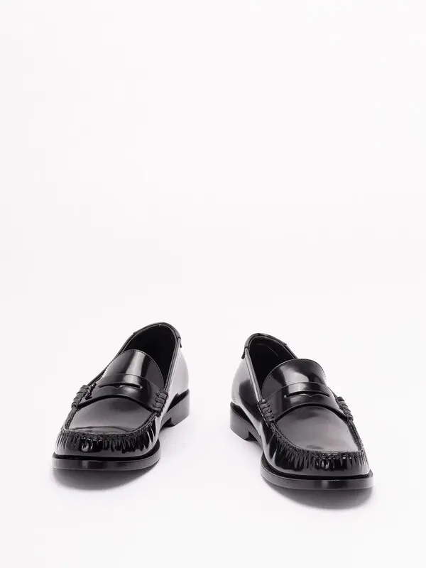 Saint Laurent Calfskin Loafers - Multicolor