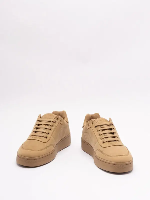 Saint Laurent Calfskin Leather Lace-up Sneakers