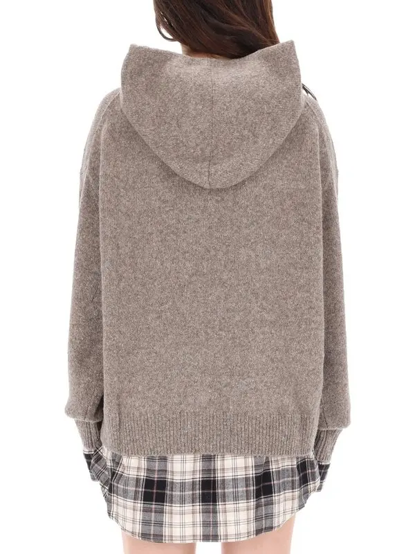 Acne Studios Yak & Alpaca Blend Hooded Sweater