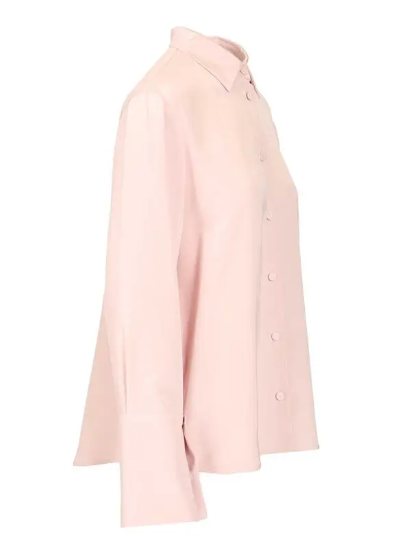 Max Mara Oversized Stretch Silk Shirt