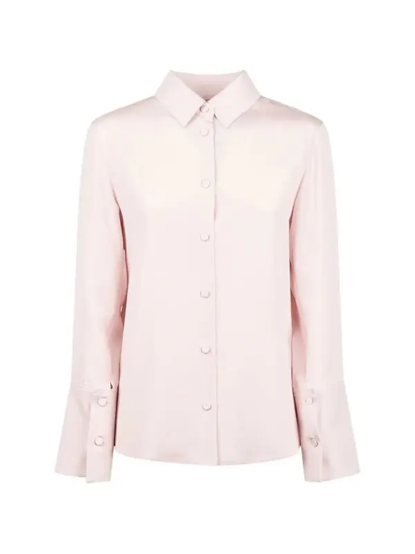 Max Mara Oversized Stretch Silk Shirt
