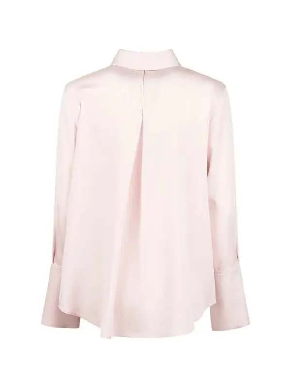 Max Mara Oversized Stretch Silk Shirt