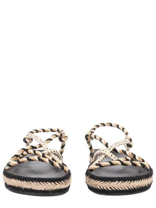 Isabel Marant Étoile Twisted Rope Sandals - Black