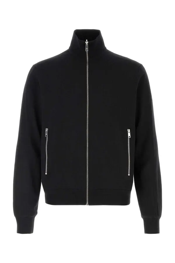 Prada Wool Reversible Zip-up Cardigan