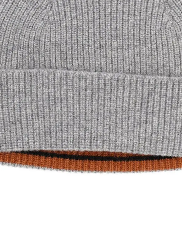 Zegna Cashmere Beanie - Gray