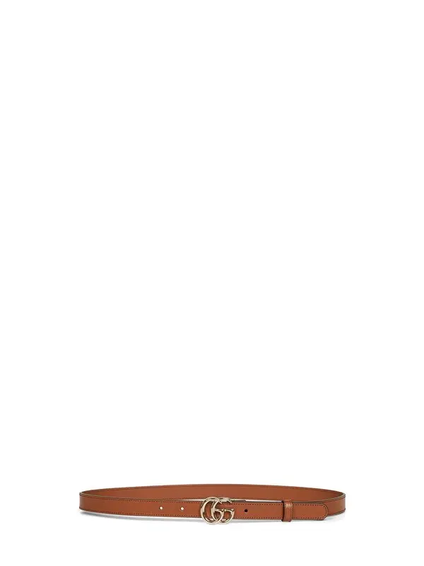 Gucci Gg Marmont Thin Belt - Multicolor