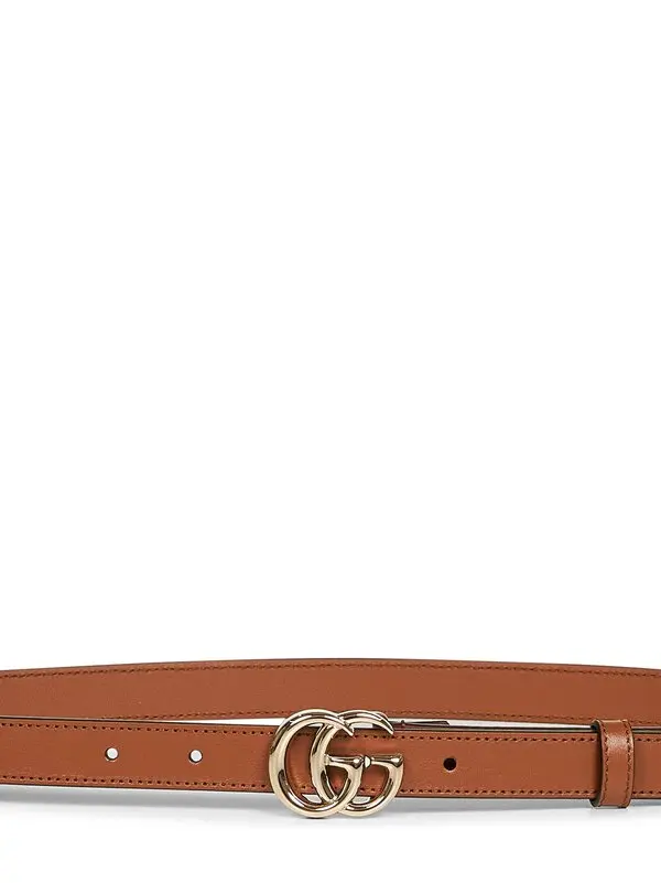 Gucci Gg Marmont Thin Belt - Multicolor