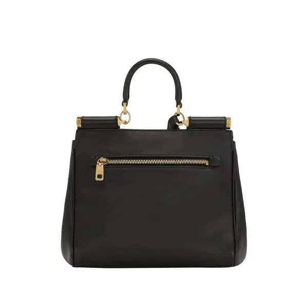 Dolce & Gabbana Calfskin Tote Bag With Gold-tone Hardware