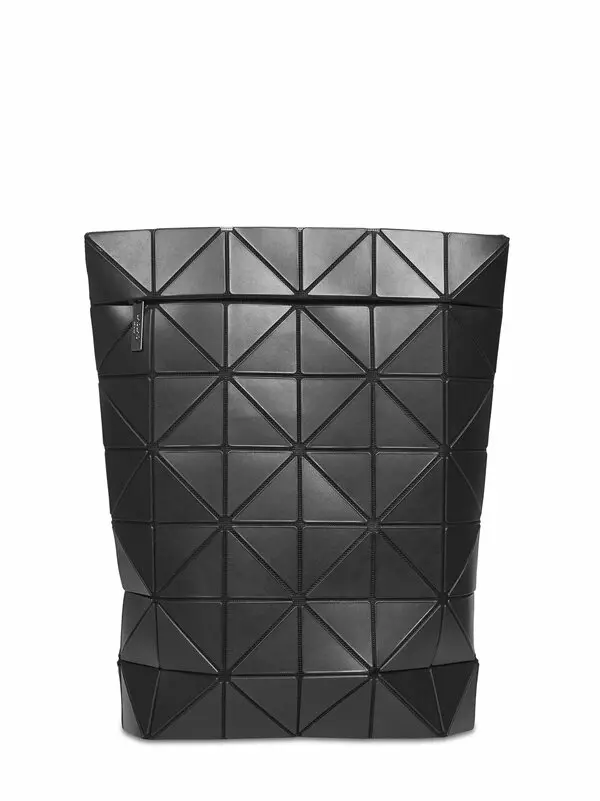 Issey Miyake Matte Black Geometric Backpack
