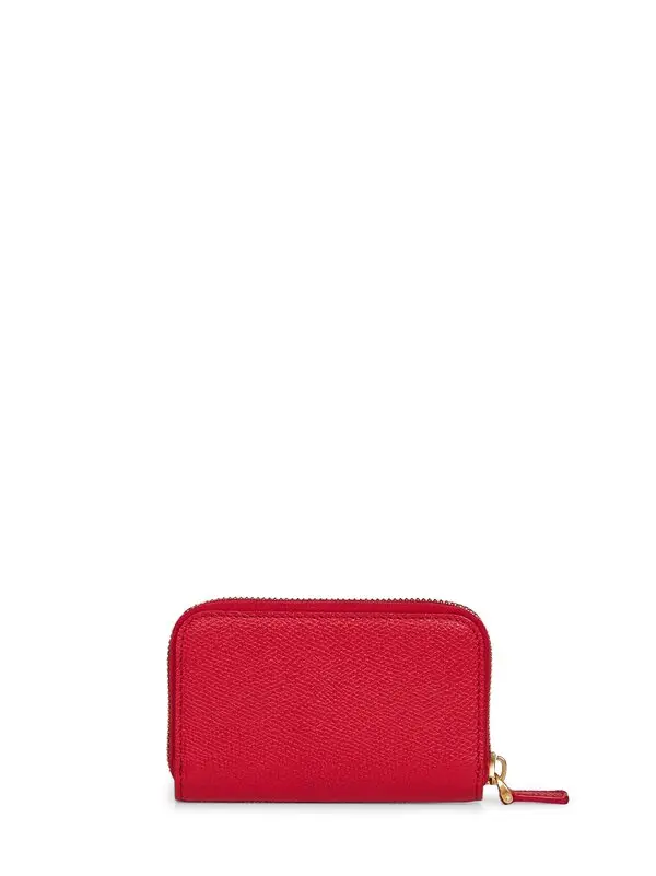 Valentino Garavani Red Vlogo Signature Mini Wallet