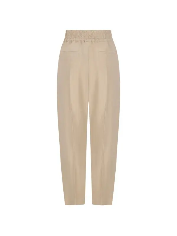 Brunello Cucinelli Linen Blend Trousers - Multicolor