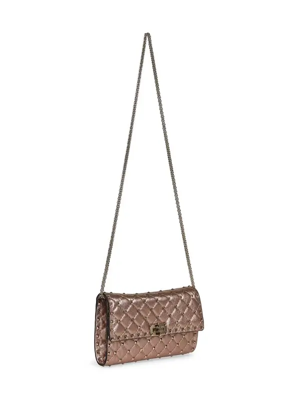 Valentino Garavani Rose Cannelle Rockstud Spike Crossbody Bag - Multicolor