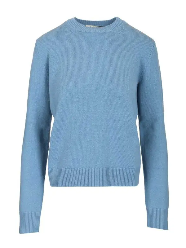 Max Mara Wool And Cashmere Crew Neck Sweater - Blue