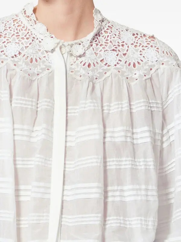 Isabel Marant Étoile Polly" Cotton Embroidered Blouse