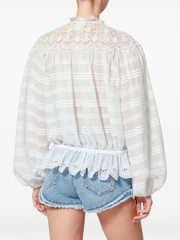 Isabel Marant Étoile Polly" Cotton Embroidered Blouse