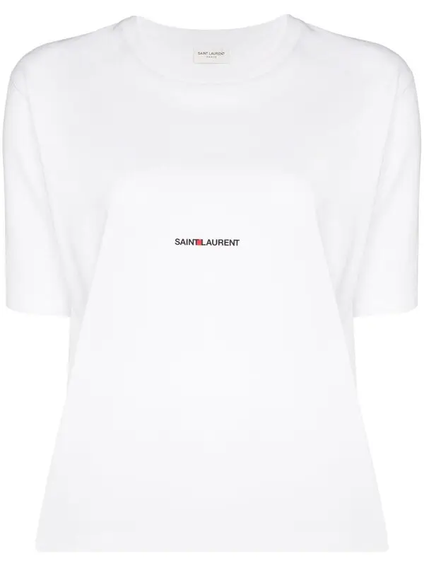 Saint Laurent Signature T-shirt - White