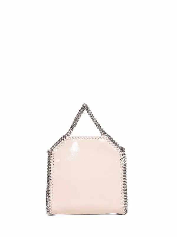 Stella McCartney Falabella Tiny Tote Bag In Patent Vegan Leather
