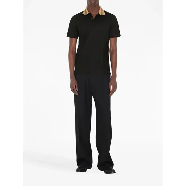 Burberry Polo Shirts - Black