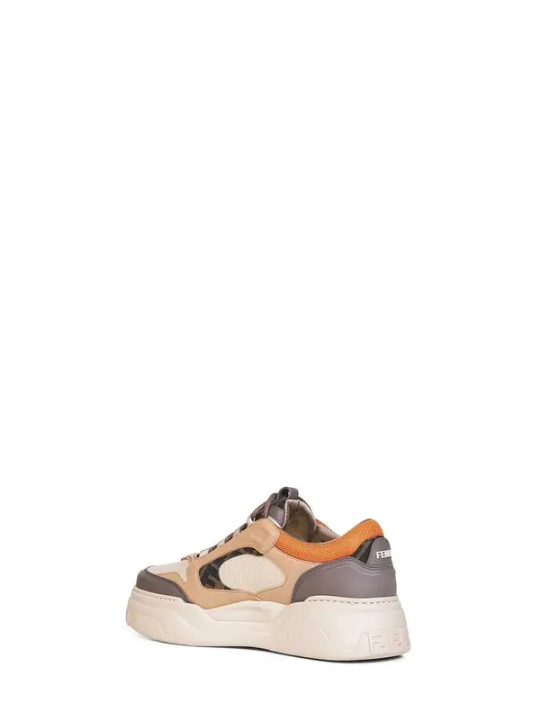 Fendi Force Leather Sneakers - Multicolor