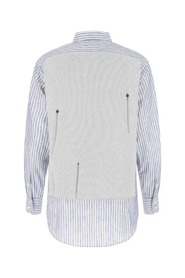 MAISON MARGIELA Embroidered Cotton Blend Shirt
