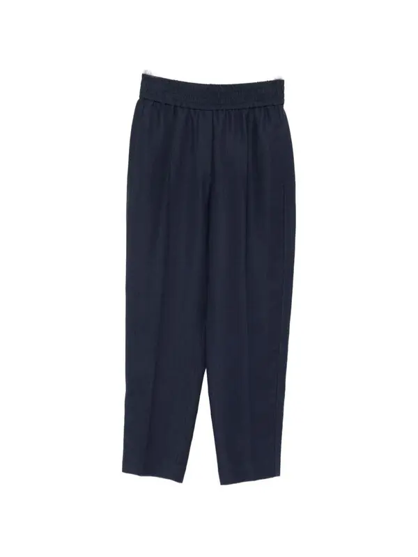 Brunello Cucinelli Linen Blend Trousers - Multicolor