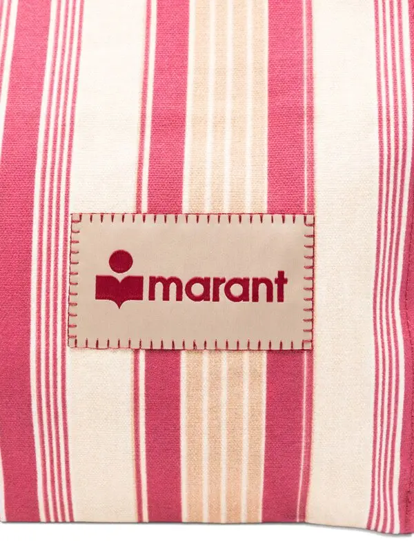 Isabel Marant Étoile Yenky Striped Cotton Tote - Multicolor