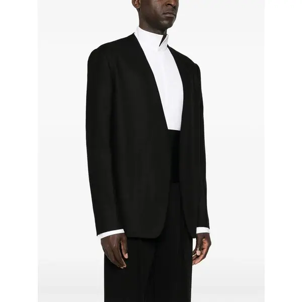 MAISON MARGIELA Logo Print Cotton Hoodie - Black