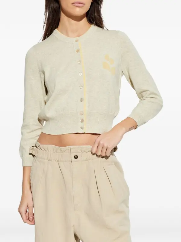 Isabel Marant Étoile Lona Cropped Cardigan - Multicolor