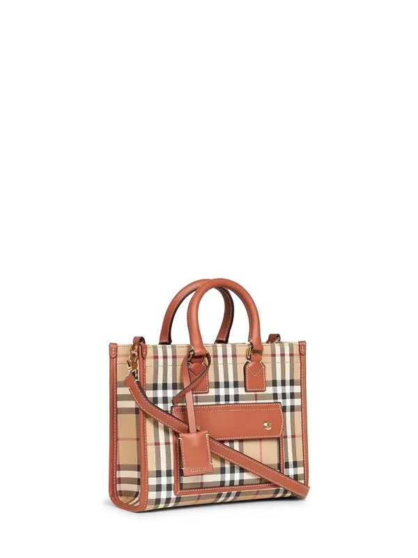 Burberry Archive Beige Freya Mini Tote Bag