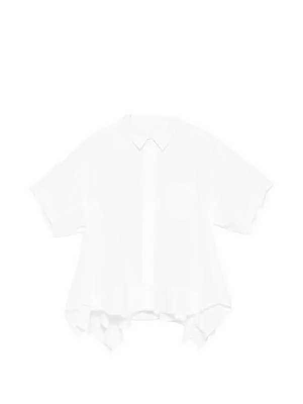 Sacai Cotton Layered Panel Shirt - Multicolor
