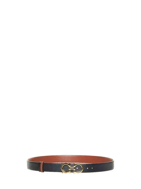 FERRAGAMO Gancini Reversible Leather Belt - Multicolor