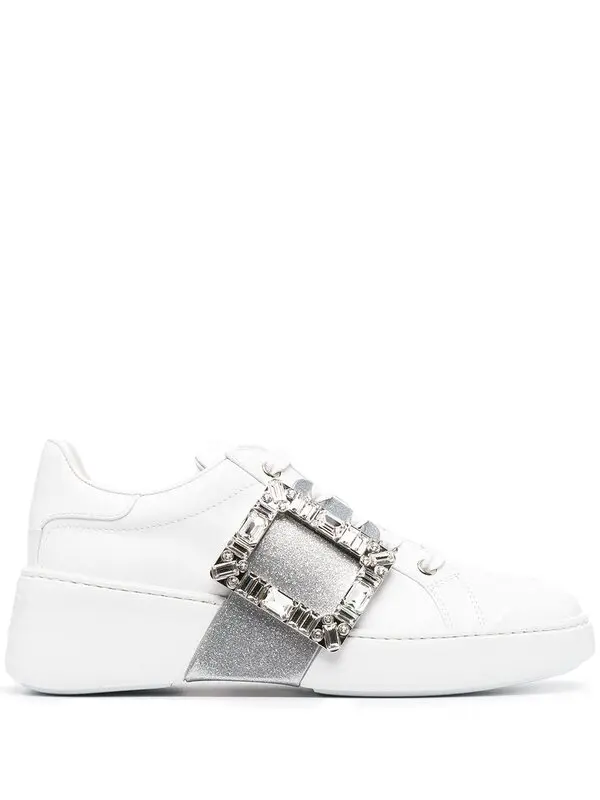 ROGER VIVIER Viv Skate Glitter Sneakers - Multicolor