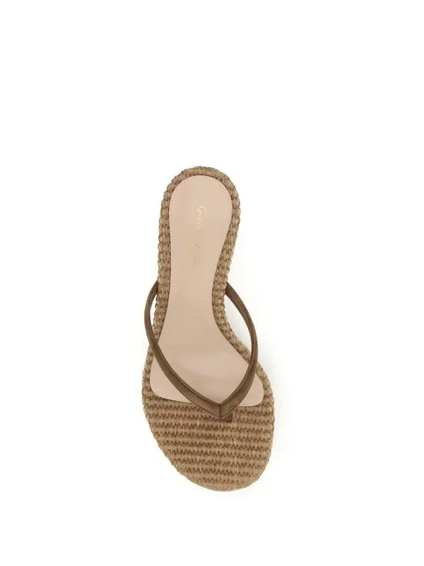 GIANVITO ROSSI Calypso High Heel Thong Sandals