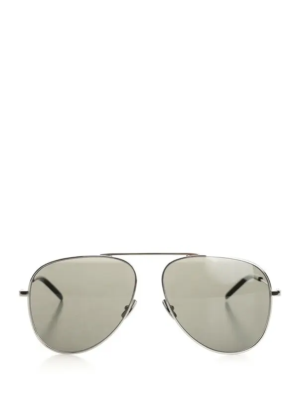 Saint Laurent Aviator Sunglasses - Silver