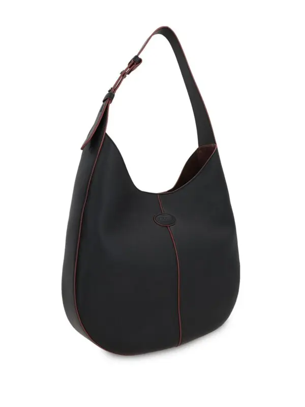 TOD'S Small Leather Hobo Bag