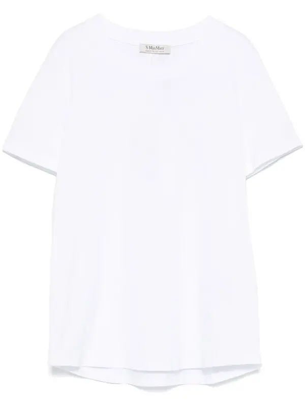 Max Mara Logo Cotton T-shirt - Multicolor