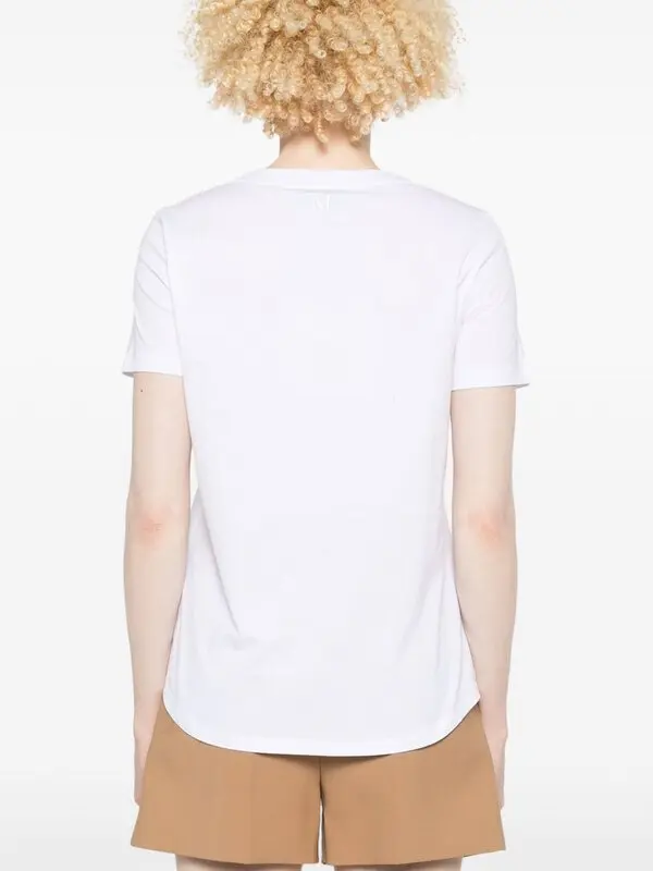 Max Mara Logo Cotton T-shirt - Multicolor