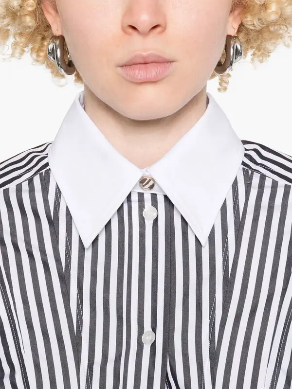 Sportmax Striped Cotton Shirt - Multicolor