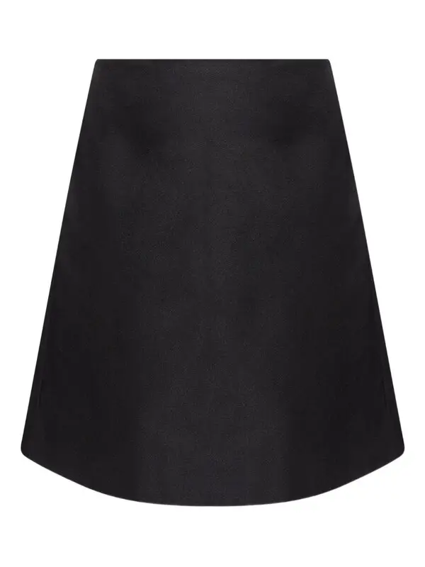 Alexander McQueen Silk Midi Skirt - Multicolor