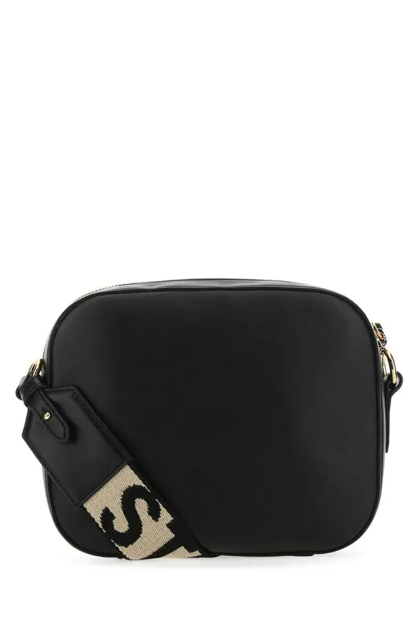 Stella McCartney Alter Mat Mini Stella Logo Crossbody Bag - Black