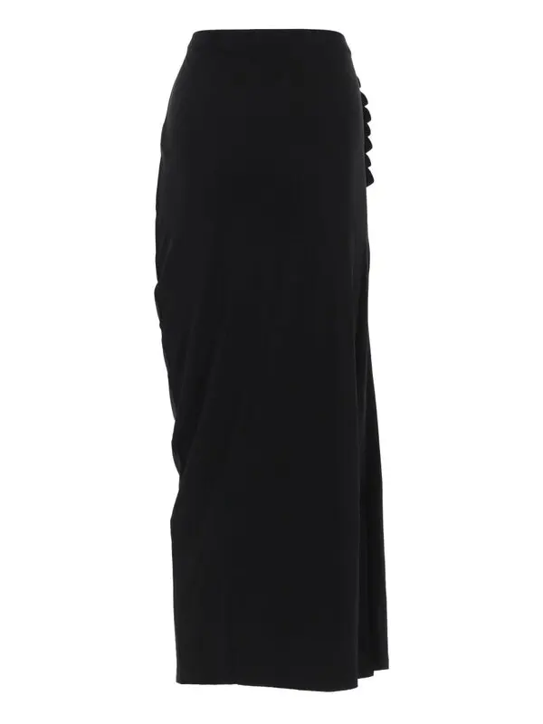 Rabanne Ruched Midi Skirt