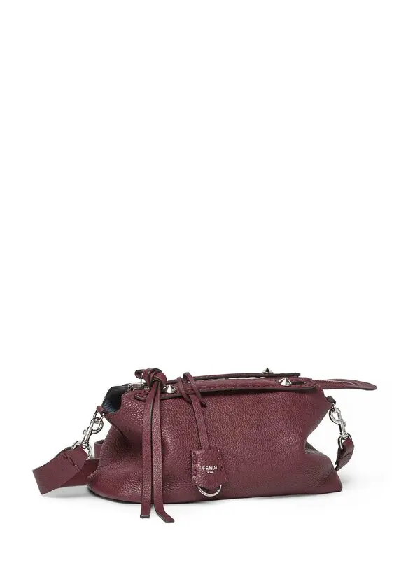Fendi Burgundy The Way Selleria Medium Reversible Handbag - Multicolor