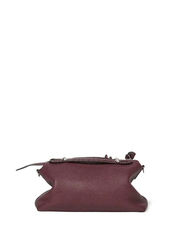 Fendi Burgundy The Way Selleria Medium Reversible Handbag - Multicolor
