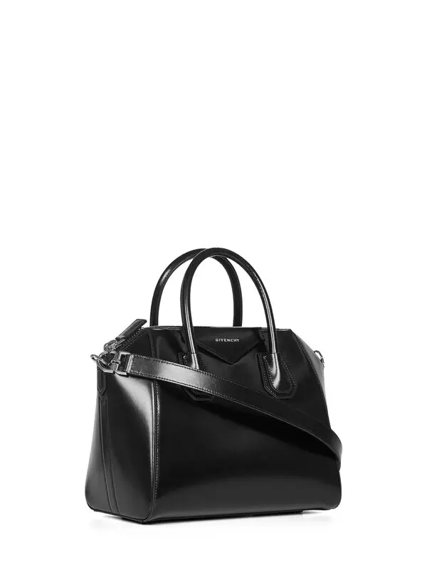 Givenchy Antigona Small Handbag In Black Box Calf Leather - Multicolor