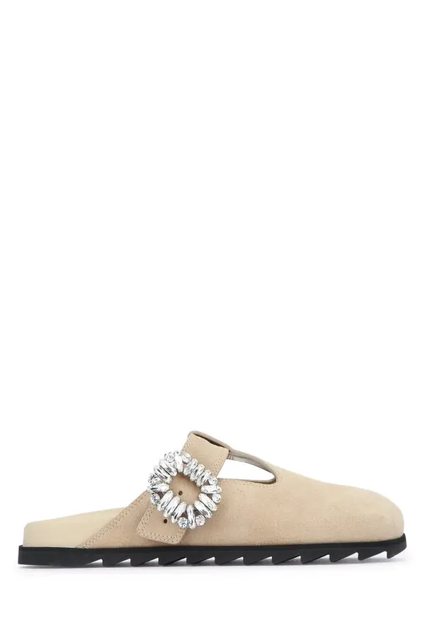 ROGER VIVIER Slidy Viv Closed T-strap Mule - Multicolor