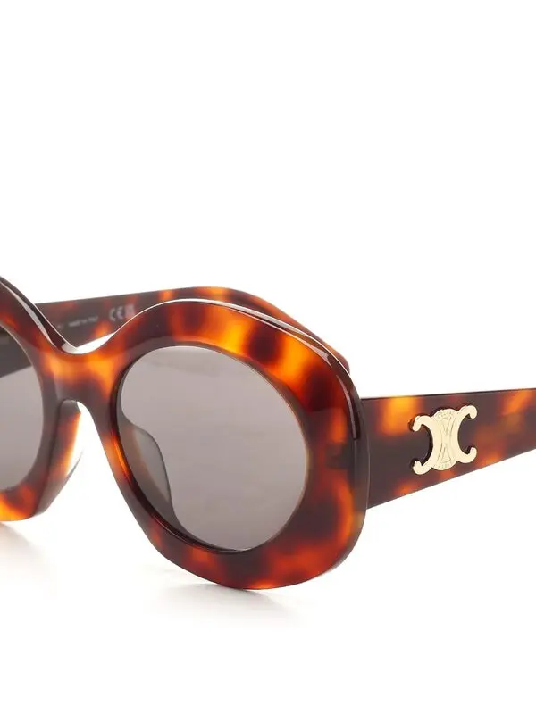 Celine Triomphe 14 Sunglasses - Brown