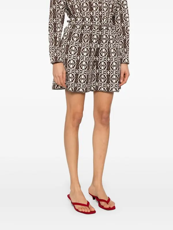 Max Mara Printed Cotton Shorts - Multicolor
