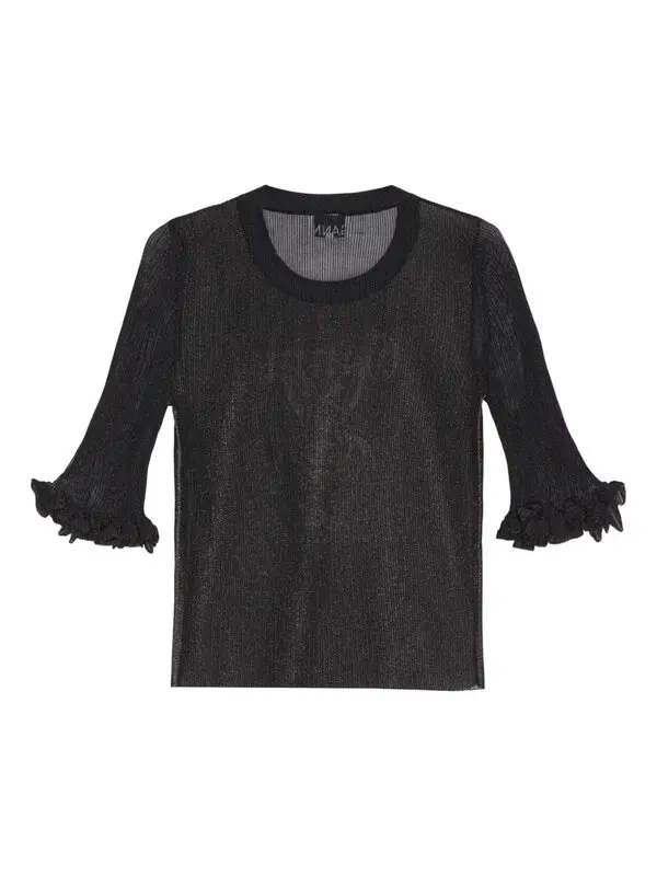 GANNI Bunny Graphic Crewneck Top